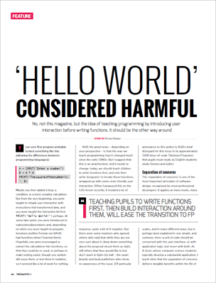 Functions first - time2code